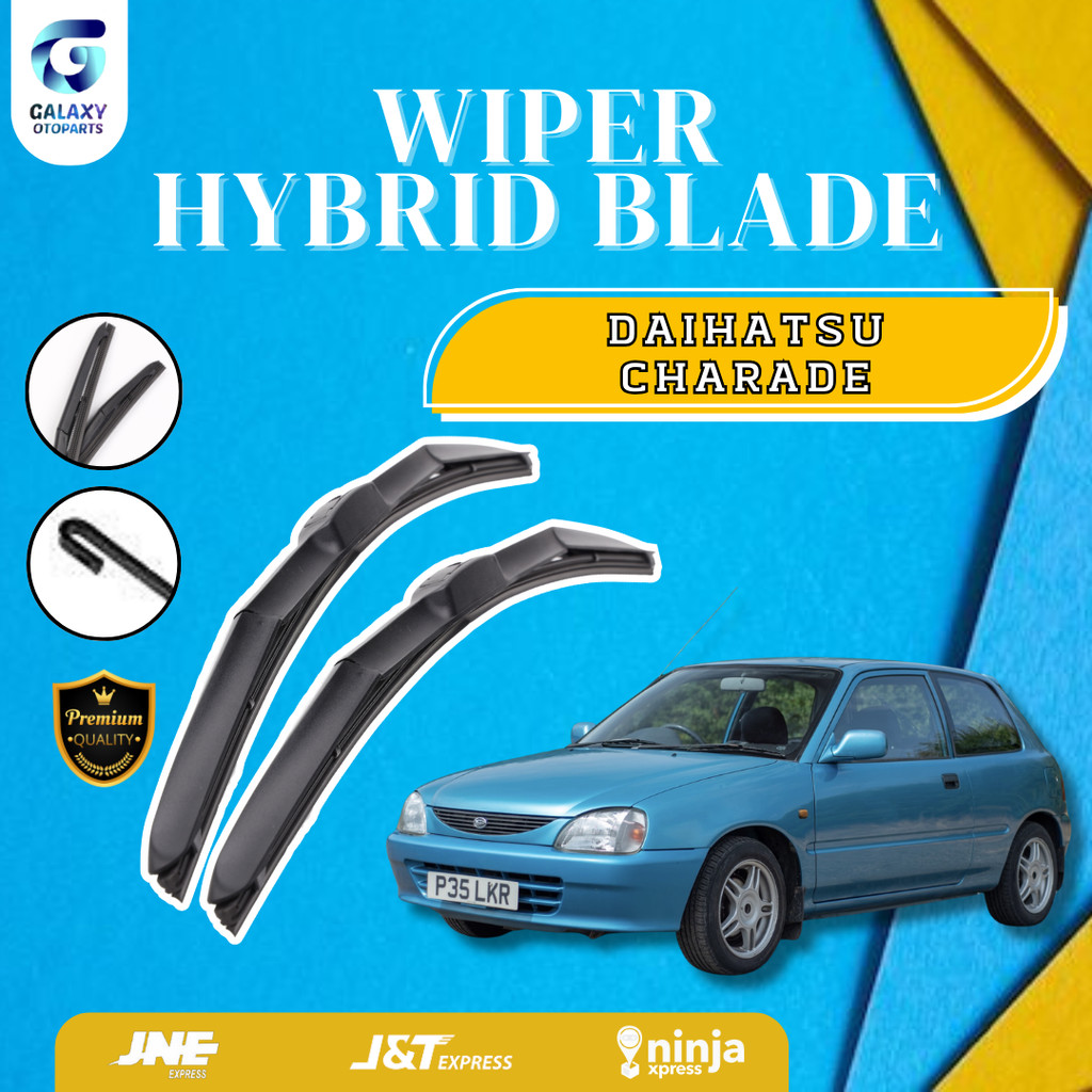 Jual Wiper Hybrid Blade Mobil Daihatsu Charade Model Banana 1 Set Kiri