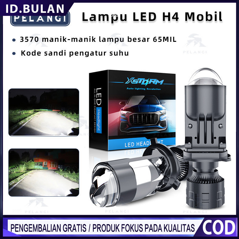 Jual Lampu Led Mobil Motor h4 Mini Projector Projie Mp30x Master Led ...