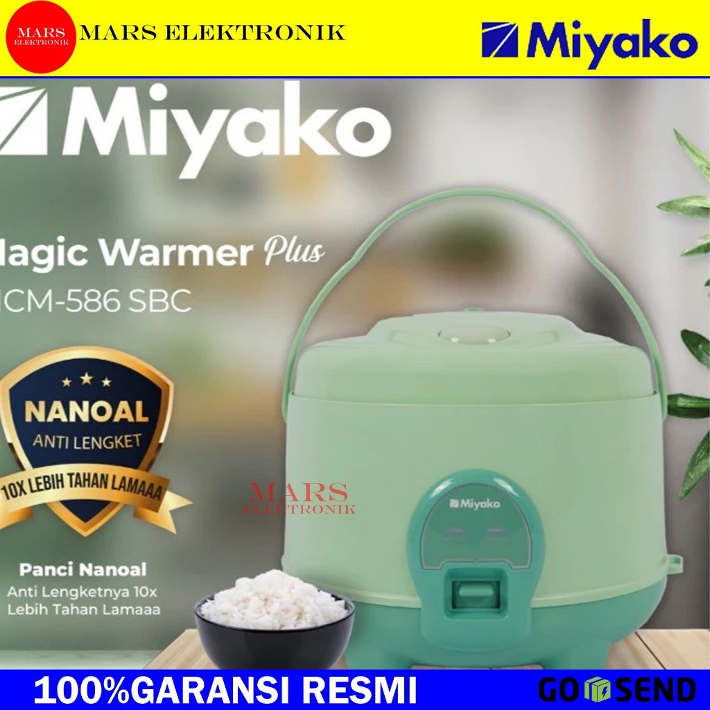 Jual MIYAKO RICE COOKER - MCM-586 SBC - KAPASITAS 1,8 LITER - STAINLESS ...