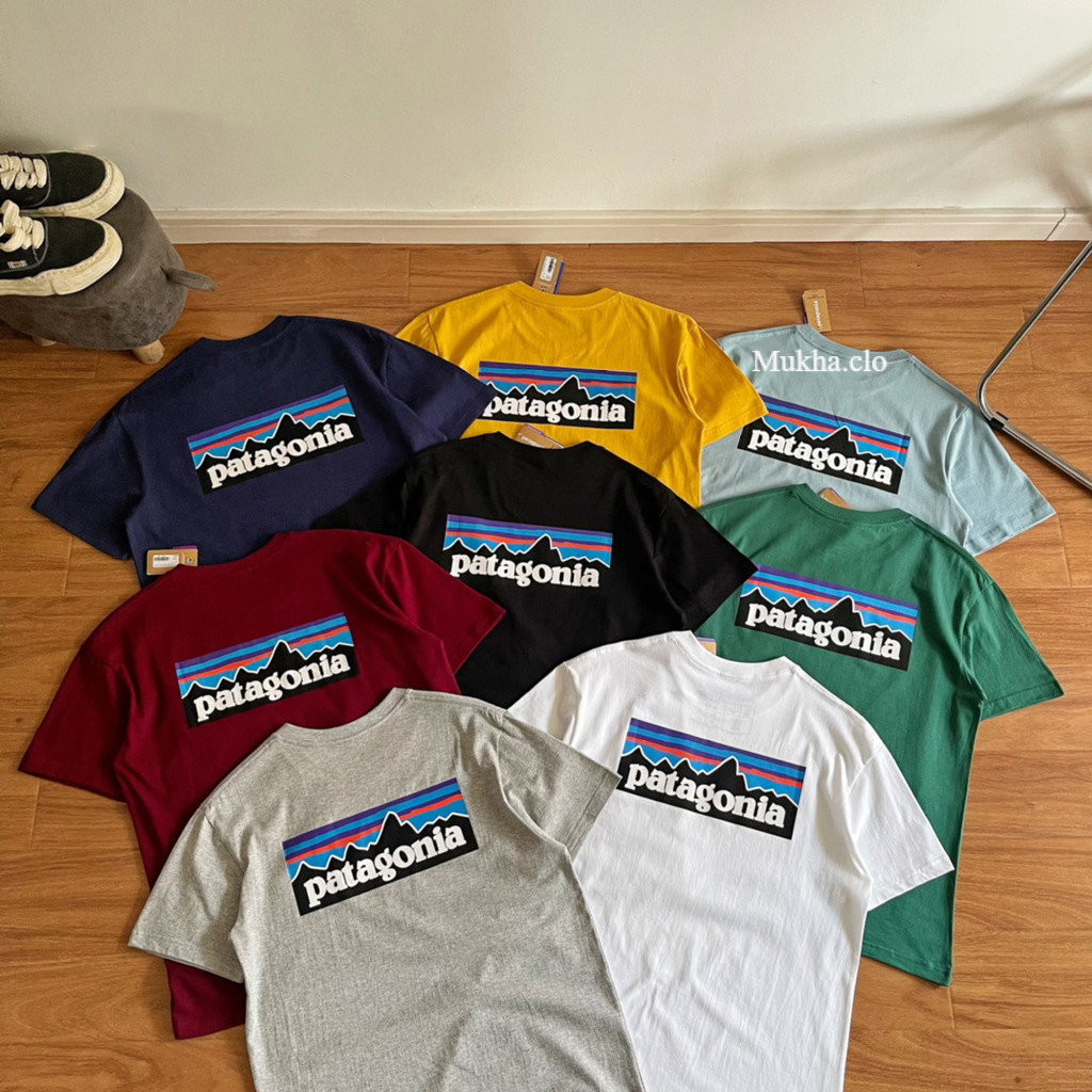 Jual EBY2 Patagonia High Quality p@ta P6 LOGO Mountain Letter Printed ...