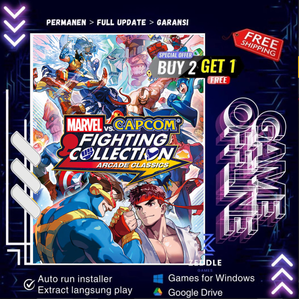 Jual MARVEL VS CAPCOM FIGHTING COLLECTION ARCADE CLASSICS - GAME PC ...