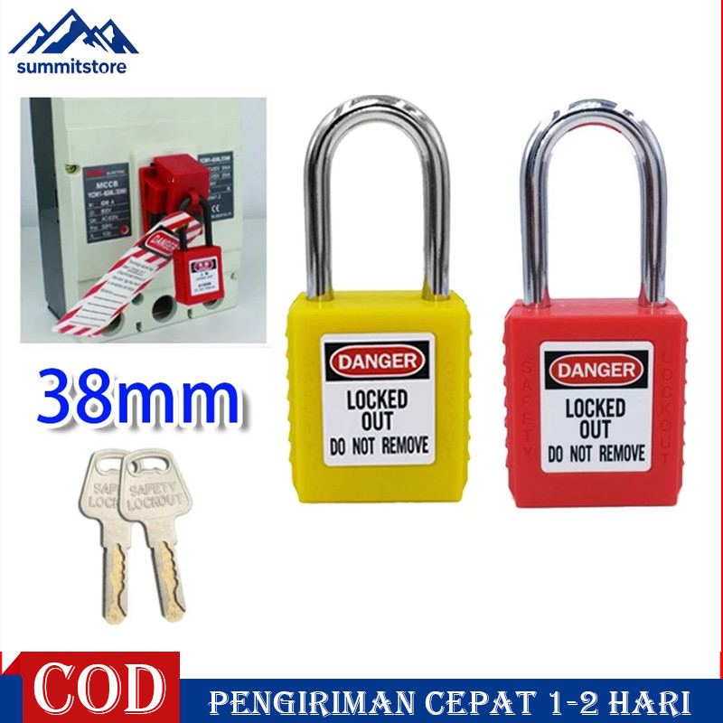 Jual Gembok Safety Equipment Loto Padlock 38mm Merah dan Kuing | Shopee ...