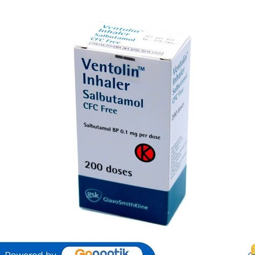 Jual Ventolin Inhaler 200 Dosis | Shopee Indonesia