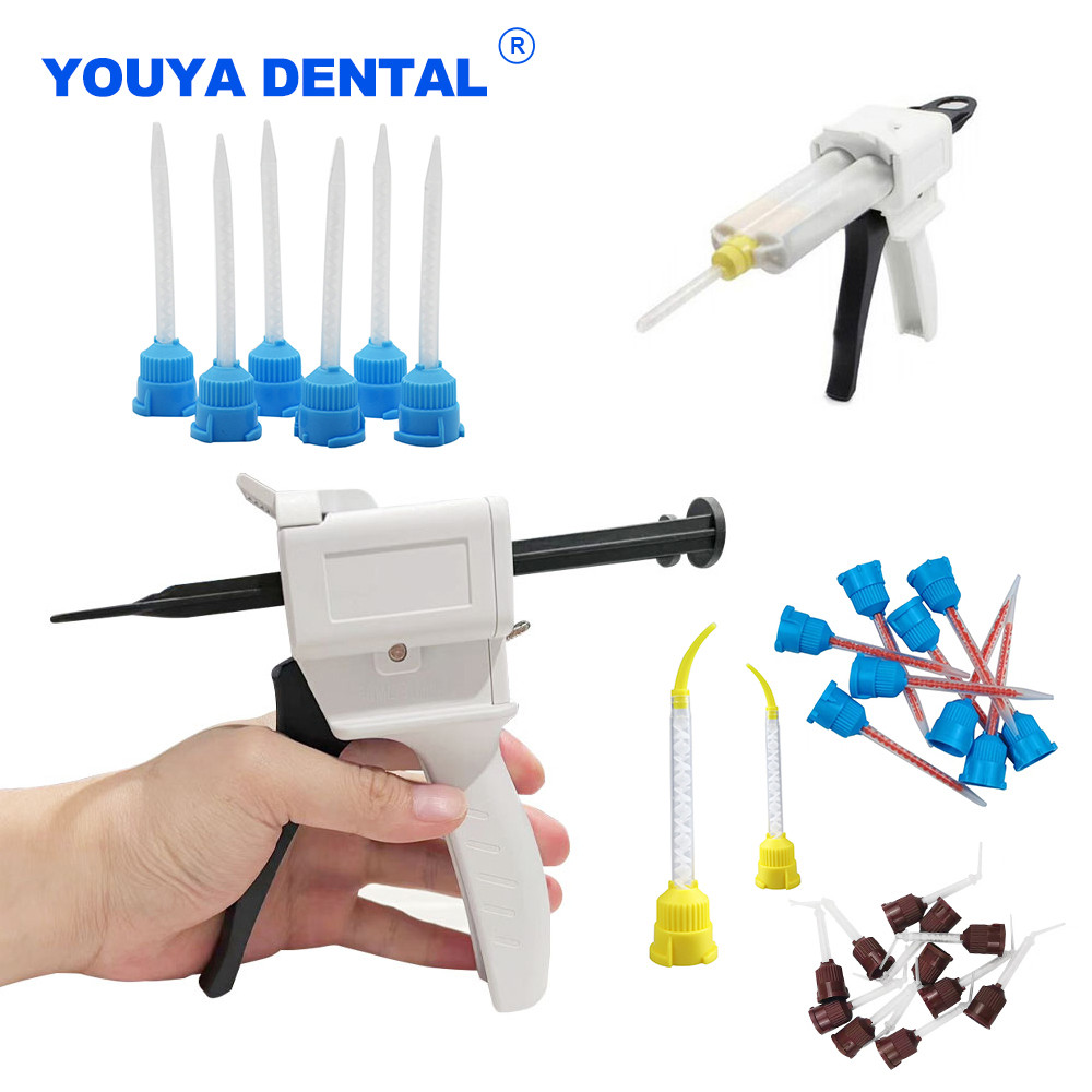 Jual Universal Dental 1:1 Impression Mixing Dispensing Gun Dispenser ...