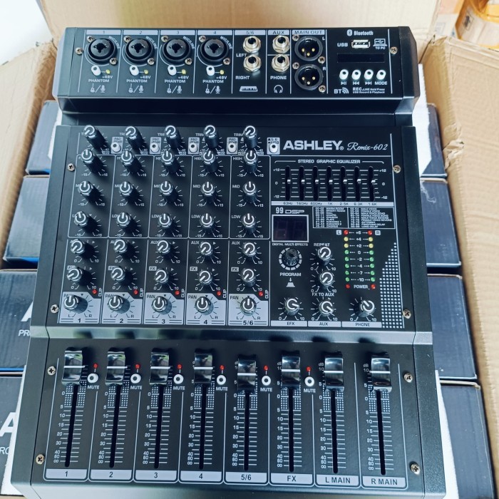 Jual Mikser ASHLEY REMIX 602 / Mixer Remix-602 Professional Mixing ...