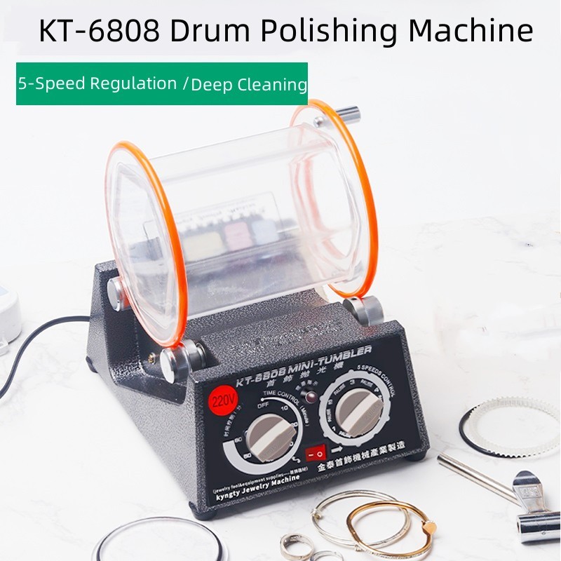 Jual 3kg Drum Polishing Machine, Jewelry Rotary Tumbler, Tumbling Mini ...