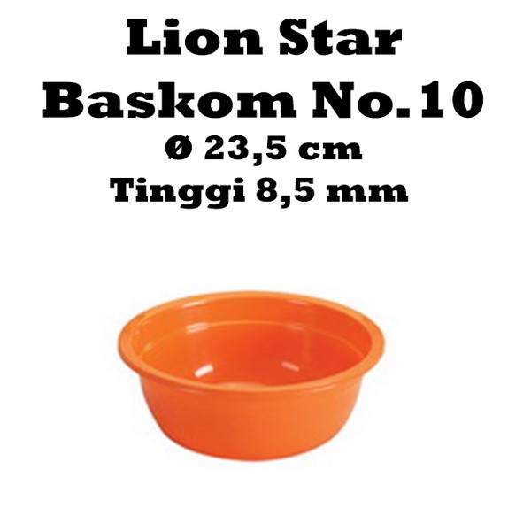 Jual Lion Star Baskom Plastik Deluxe No. 10 BA-1 / Round Basin | Shopee ...
