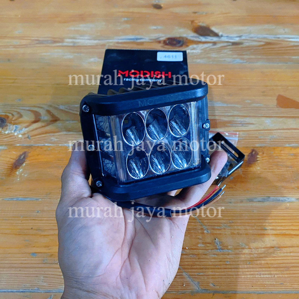 Jual Lampu Tembak 24 Volt LED Sorot CWL 6 Mata Truk Bus Canter Fuso BESAR Senja Besi MERK MODISH ...