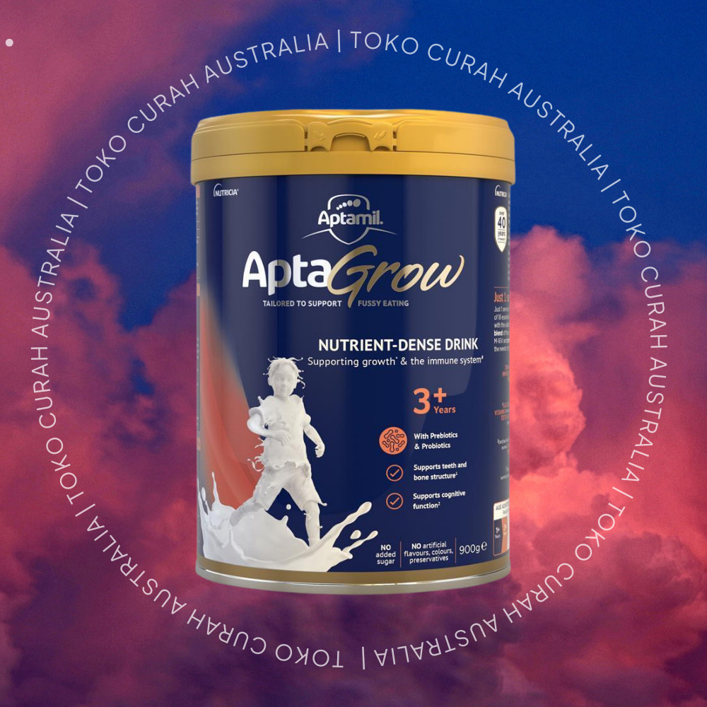 Jual AptaGrow Nutrient-Dense Milk Drink From 3+ Years 900g | Shopee ...