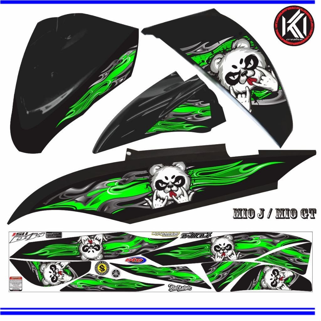 Jual STICKER STRIPIING MOTOR VARIASI MOTOR MIO J/GT LIST VARIASI NEW ...