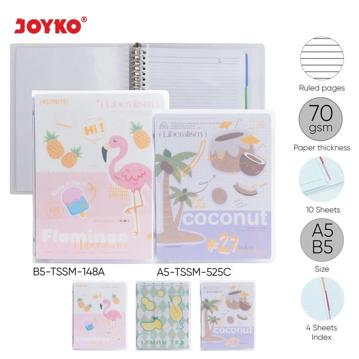 Jual Map Binder / Binder Note A5 Buku Binder Joyko TSSM (1pc) | Shopee ...