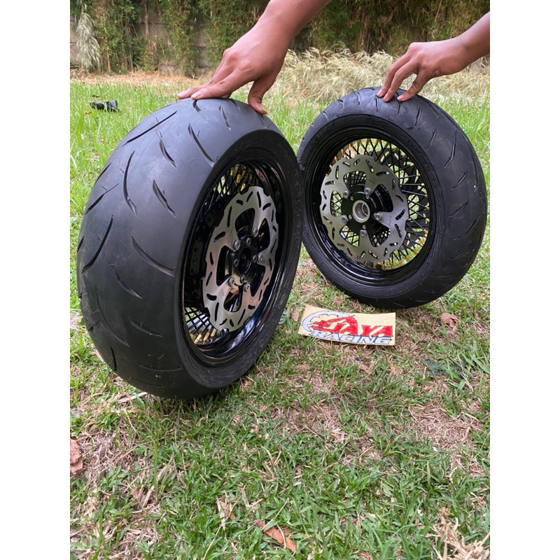 Jual Paketan velg lowrider matic Ring 13 Lebar Velg 500 300 plus ban ...