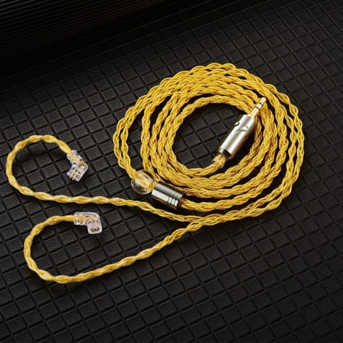 Jual QKZ T1 Kabel Upgrade Cable 200 Cores 8 Strand OFC Silver Plated - Kuning | Shopee Indonesia