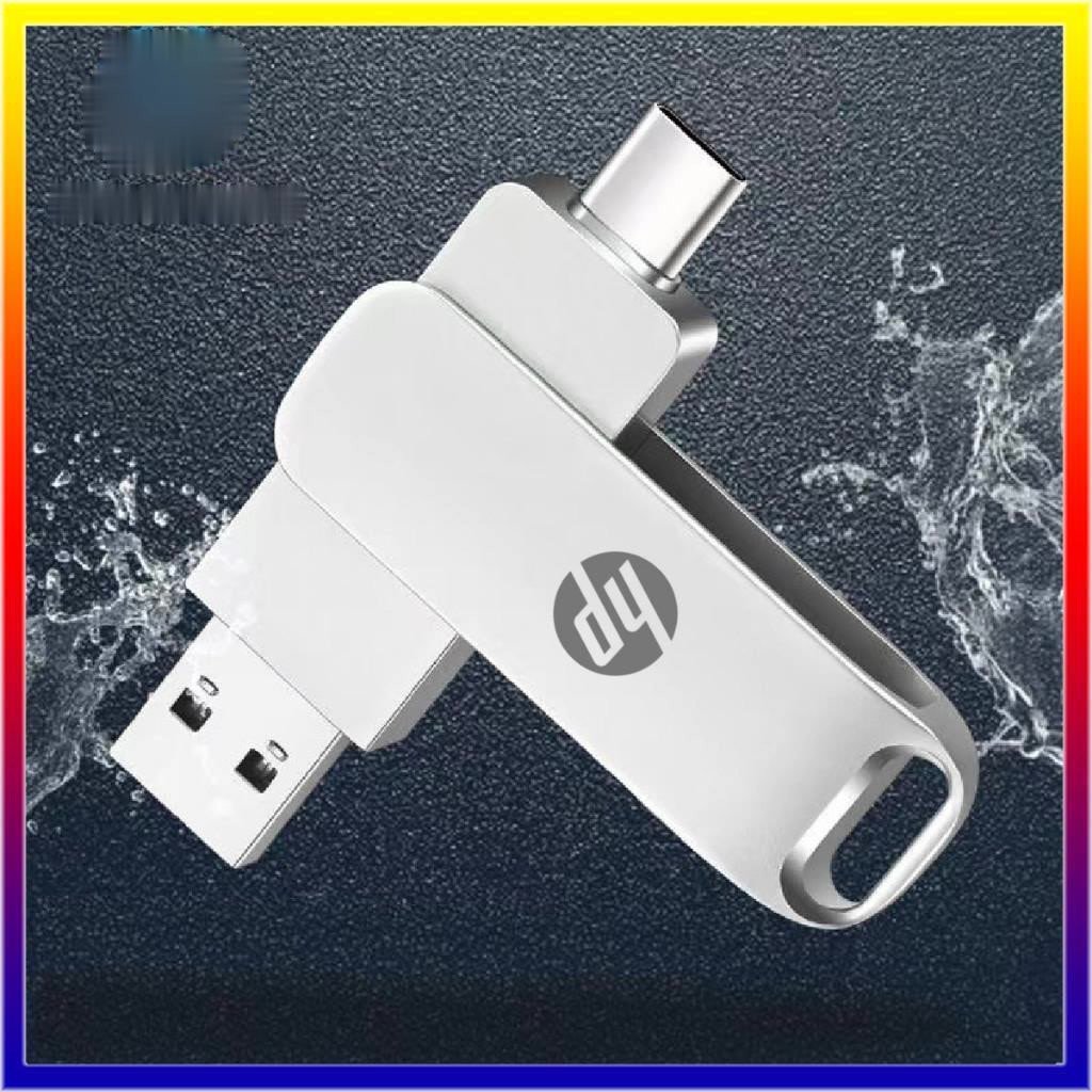 Jual 2TB Hp 2 in 1 genuine OTG flash drive metal type-c Micro USB for ...
