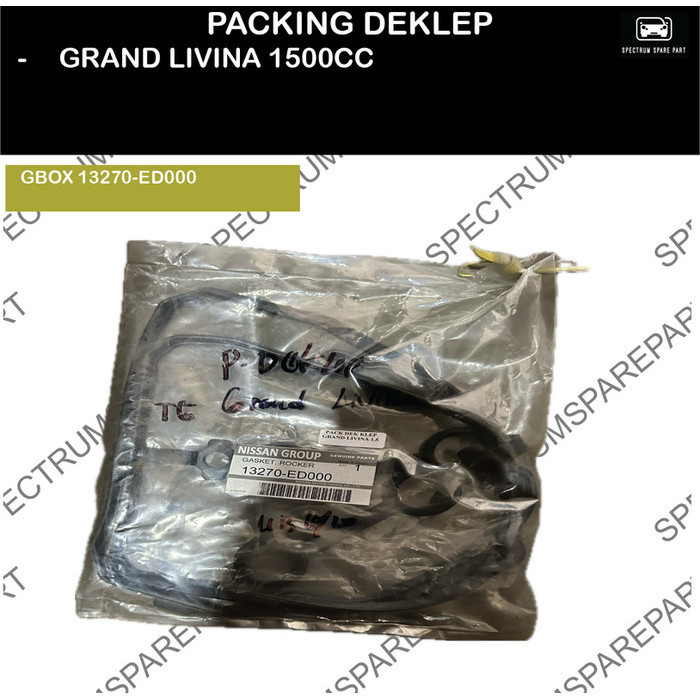 Jual PAK DEKLEP PACKING TUTUP KLEP GASKET COVER HEAD GRAND LIVINA ...