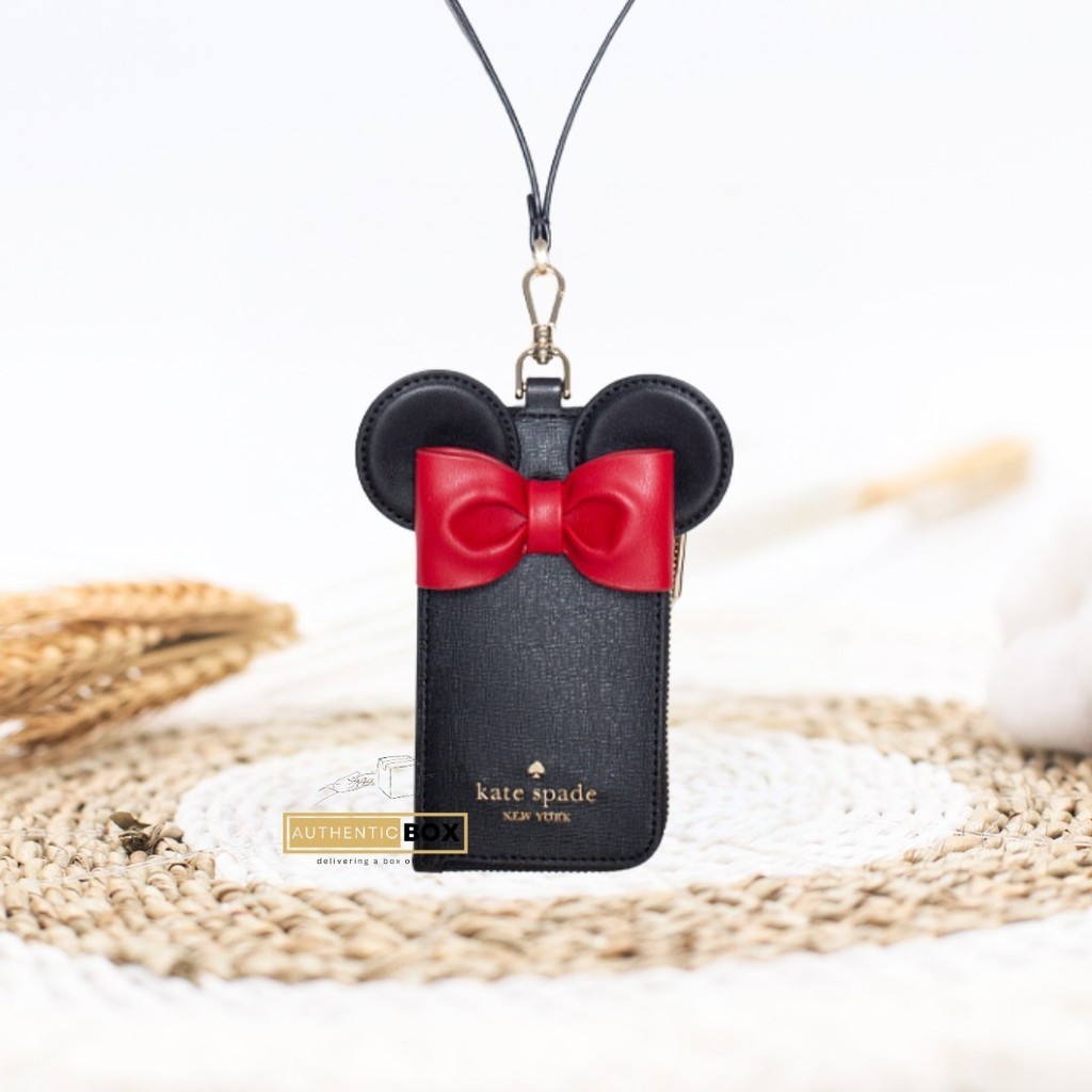 Jual Dompet Kartu - New York X Disney Minnie 3D Card Case Lanyard Black ...