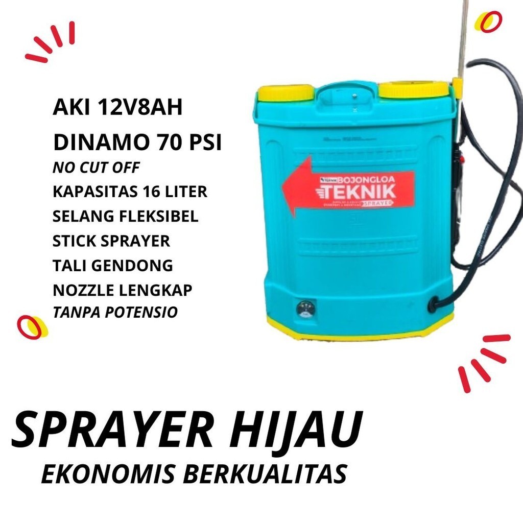 Jual Sprayer Elektrik 16 Liter Pertanian Peternakan Perkebunan | Shopee ...