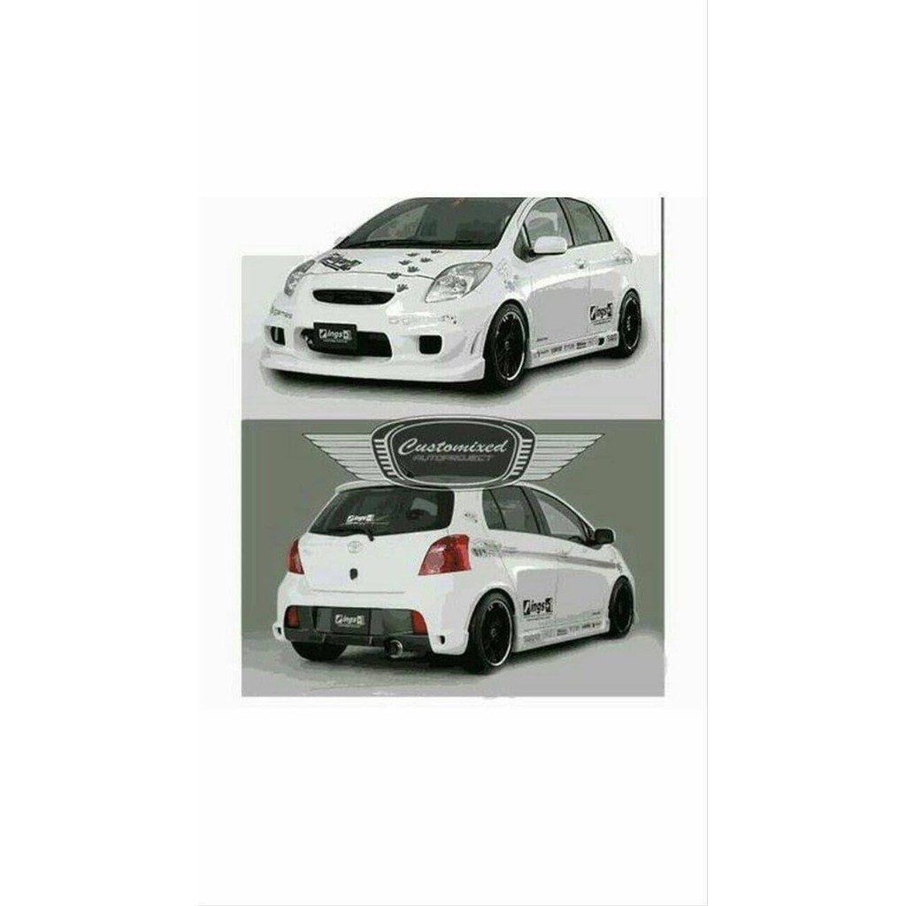 Jual obral bodykit bodykit yaris 2006 2007 2008 ings body kit | Shopee ...