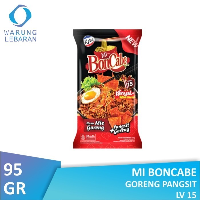 Jual Kobe Mi Boncabe Goreng Pangsit Lv 15 95gr | Shopee Indonesia