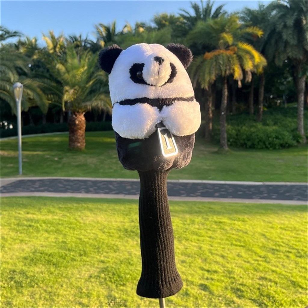 Jual Golf Head Driver Cover Wood PANDA - Sarung stick Driver Golf 1 pcs ...