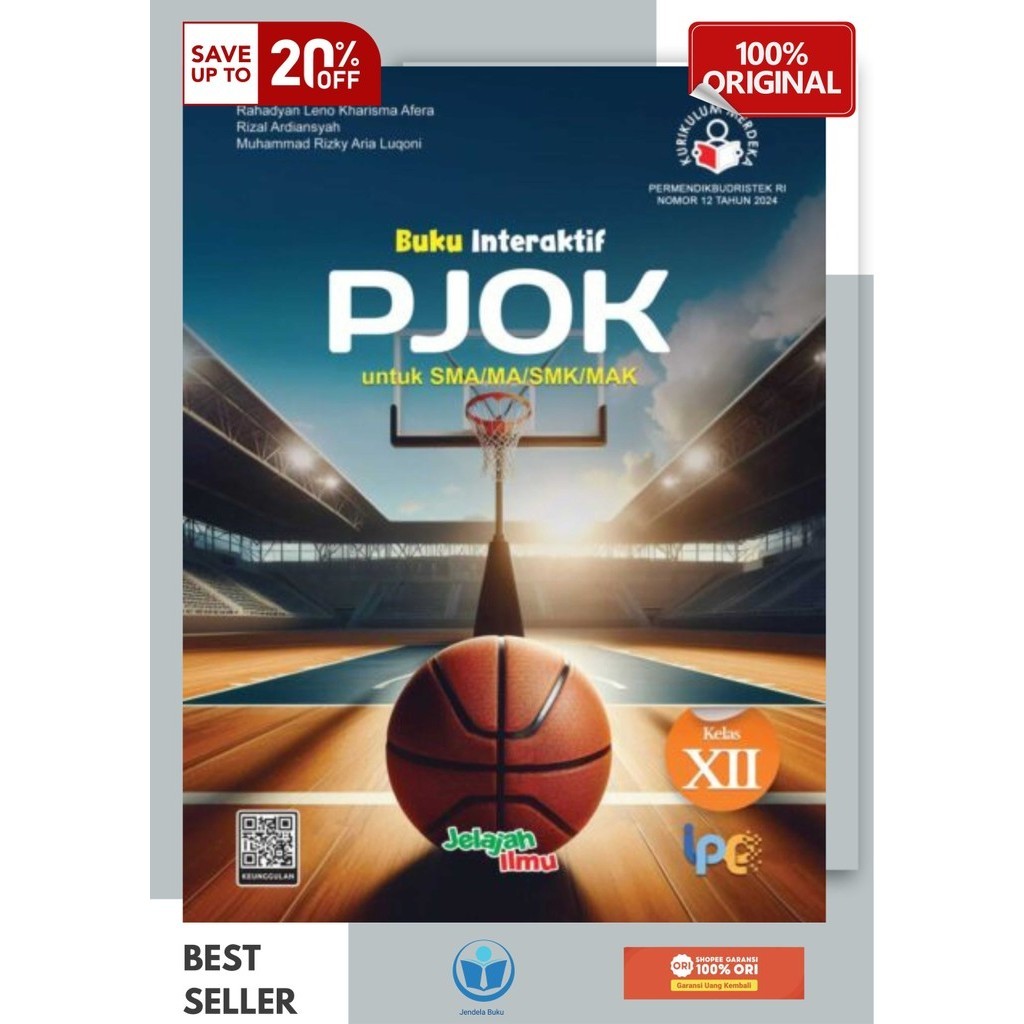 Jual Buku Paket Interaktif PJOK Kelas 12/XII SMA/MA Kurikulum Merdeka Intan pariwara Tahun 2024 ...