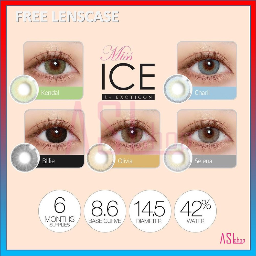 Jual SOFTLENS MISS ICE NORMAL & MINUS (-0.50 s/d -6.00) BY EXOTICON ...