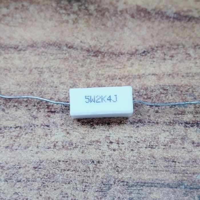 Jual resistor keramik 5watt 2k4 -MU14 | Shopee Indonesia