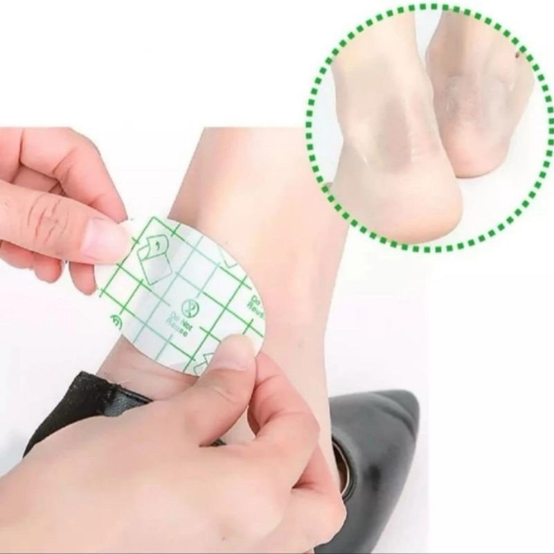 Jual Sticker Anti Lecet Plester Tumit Kaki Tahan Air Sol m Gel Silikon ...