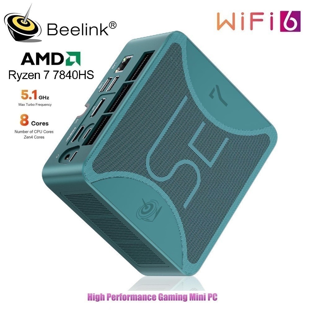 Jual BEELINK SER7 - Mini PC AMD RYZEN 7 7840HS 32GB DDR5 1TB PCiE4.0 ...