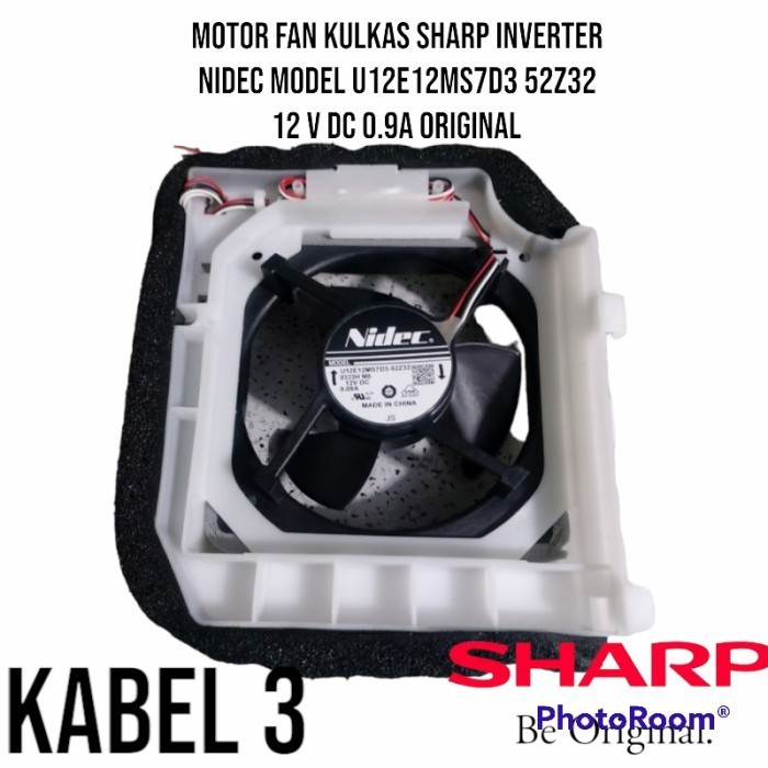 Jual MF99 Motor fan Kulkas sharp inverter Nidec Model ...