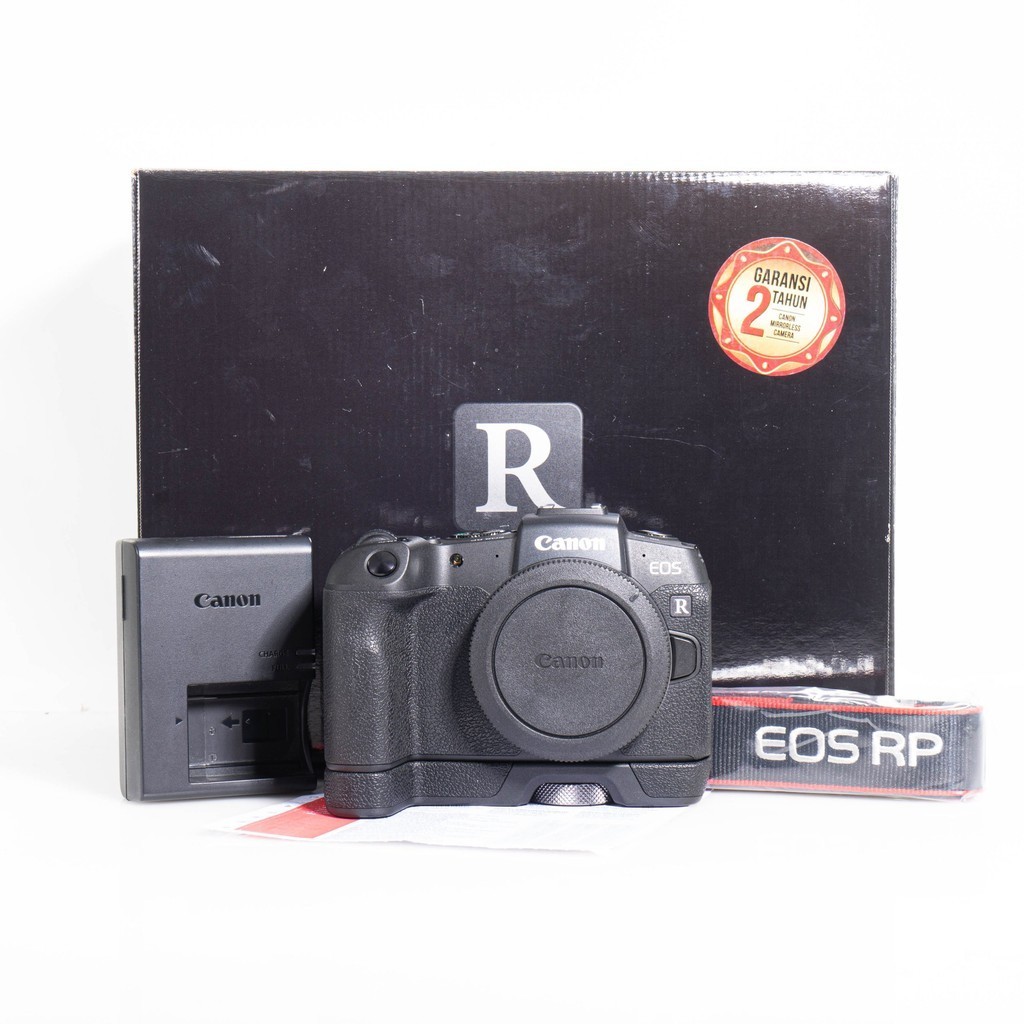 Jual Canon EOS RP + Extension Grip EG-E1 Komplit Box - Excellent | Shopee Indonesia