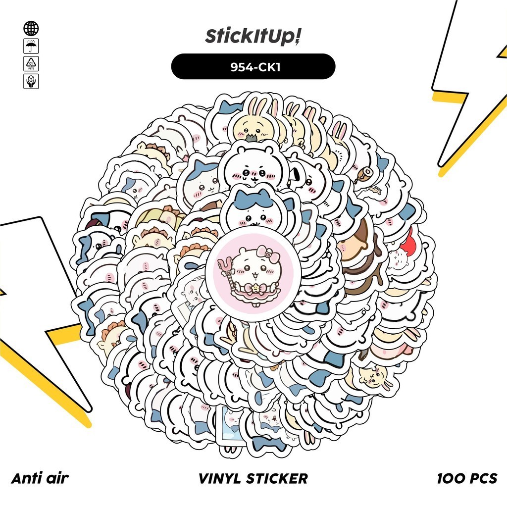 Jual COD 100 Pcs Stiker Pack Kucing Chibi Lucu Aesthetic Vynil ...