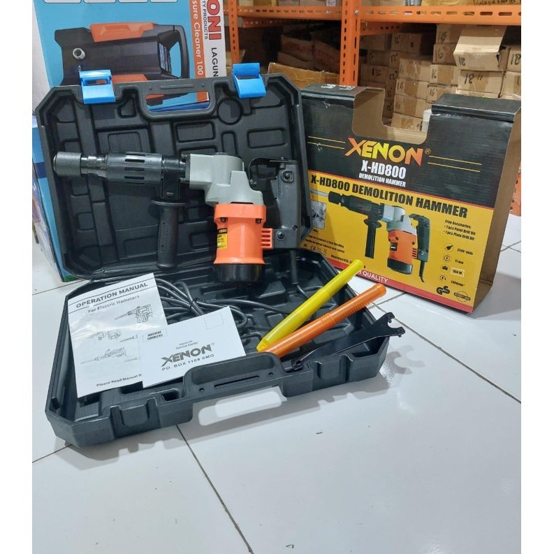 Jual XENON XHD800 Mesin Bobok Tembok Beton Demolition Hammer X HD 800 ...