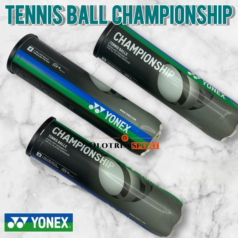 Jual Bola Tenis YONEX CHAMPIONSHIP Tennis Ball isi 4 100% ORIGINAL YONEX | Shopee Indonesia