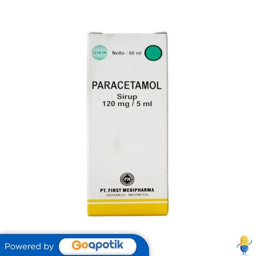 Jual Paracetamol First Medipharma 120 Mg/5 Ml Syrup 60 Ml | Shopee ...