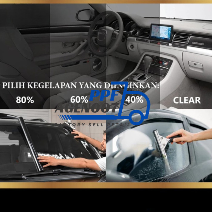 Jual Sticker Kaca Mobil Kaca Film Riben Hitam Tolak Panas Jendela Rumah Gedung Kaca Mobil Harga ...