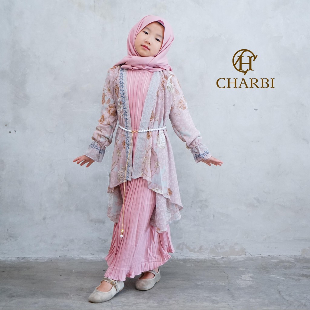 Jual GAMIS RANIA - CERUTY SARIMBIT STYLE MIX WITH SOFT SHAKILLA ANAK ...