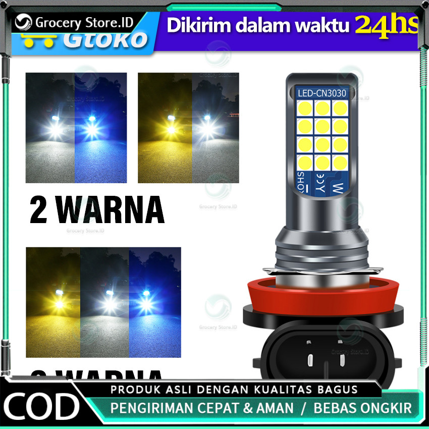 Jual 1Pc Bohlam Lampu LED H11 H8 H16 Fog Lamp Foglamp Lampu Kabut Mobil ...