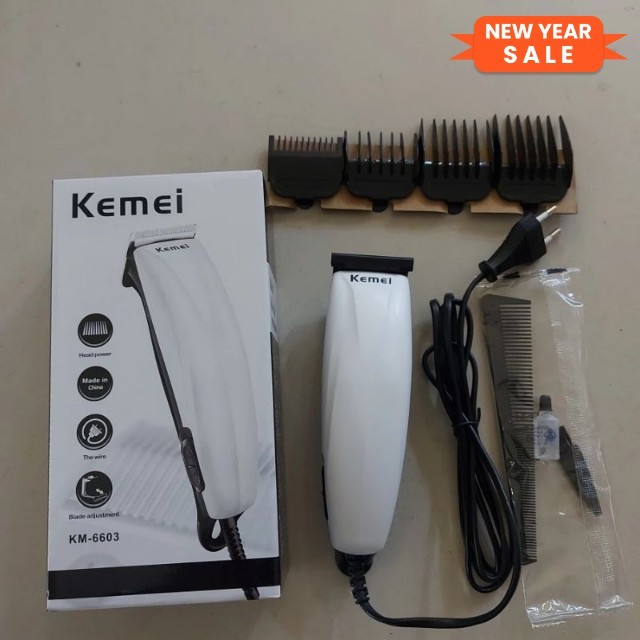 Jual Alat Cukur Rambut Kemei KM-6603 // Cukuran Rambut // Hair Clipper ...