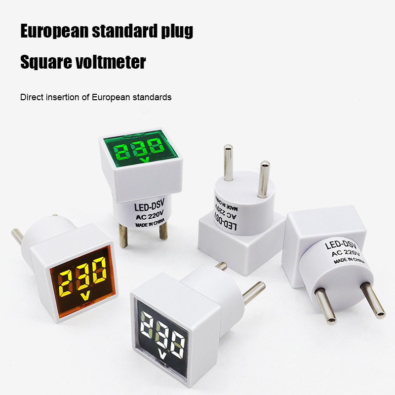 Jual Volt Meter Voltmeter Digital AC Pengukur Listrik Colok Colokan ...
