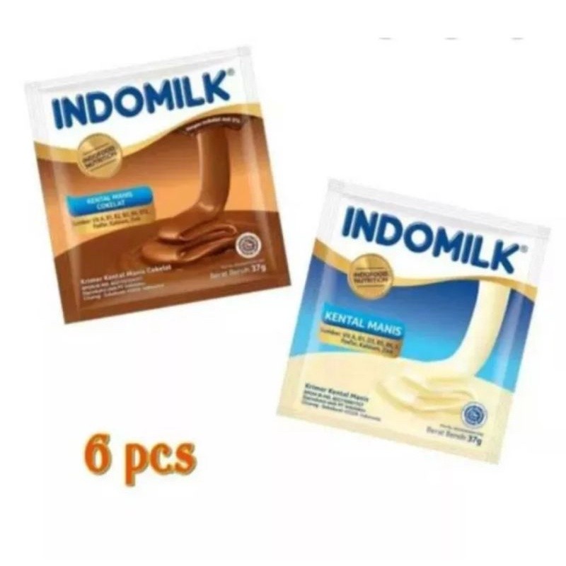 Jual INDOMILK SKM SACHET 6×37 G - FDY | Shopee Indonesia