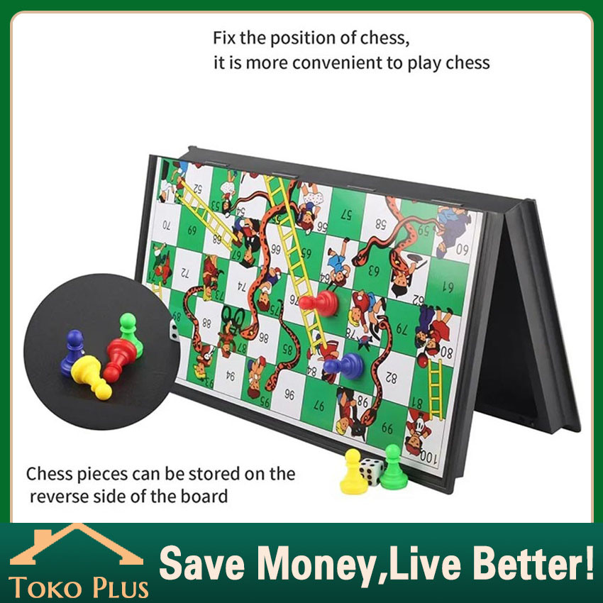 Jual Mainan Edukasi Anak Keluarga Ular Tangga Magnet Snake Ladder ...