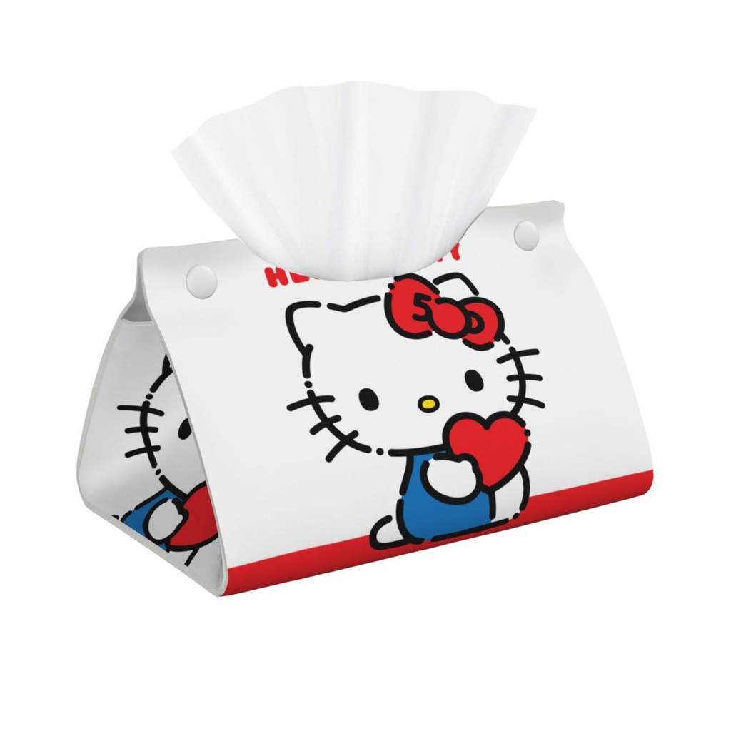 Jual Custom Cute Hello Kitty Tissue Box Cover for Bathroom Car Anime ...