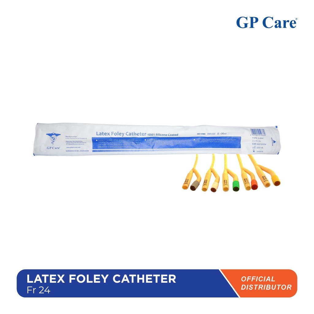 Jual GP CARE Foley Catheter 2 Way Selang Kateter Urine | Shopee Indonesia
