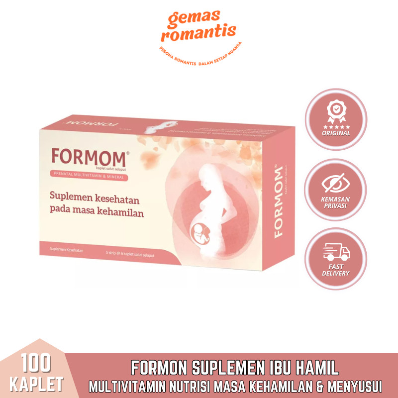 Jual Formom Suplemen Ibu Hamil 100 Kaplet - Multivitamin Nutrisi masa ...