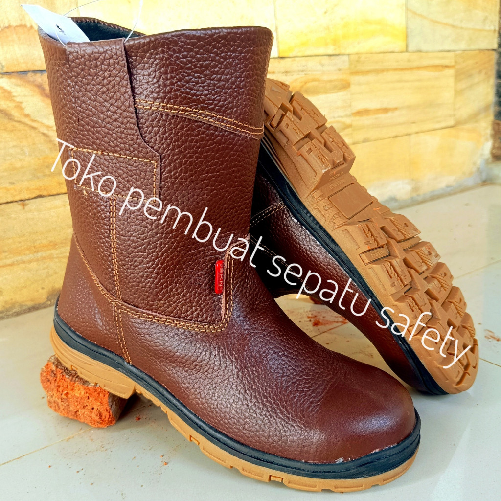 Jual A3 Sepatu safety king skn ujung besi keselamatan kerja pabrik pom ...