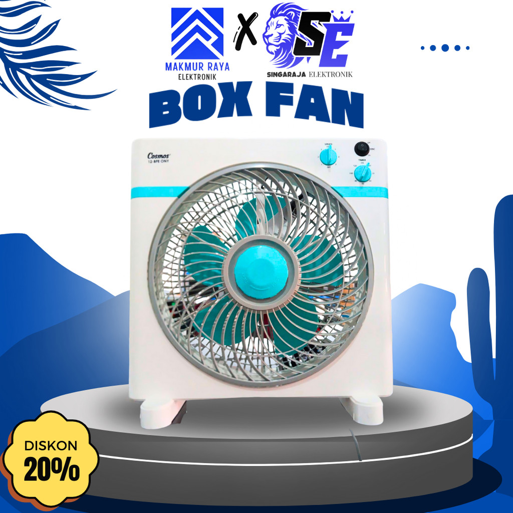 Jual Cosmos Kipas Angin Box Fan 12-BFE ONY (Pengusir Nyamuk) | Shopee ...