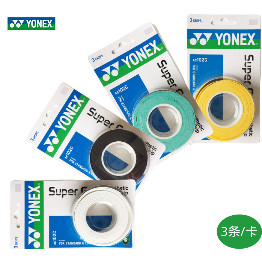 Jual YONEX 3 Grips/Pack Cloth AC102 AC102EX 102C Hand Glue Tennis ...