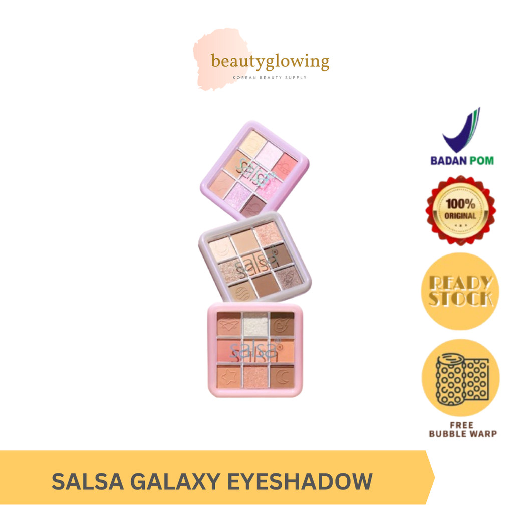Jual SALSA Galaxy Eyeshadow – Palette Eyeshadow | Make Up Douyin Korea ...