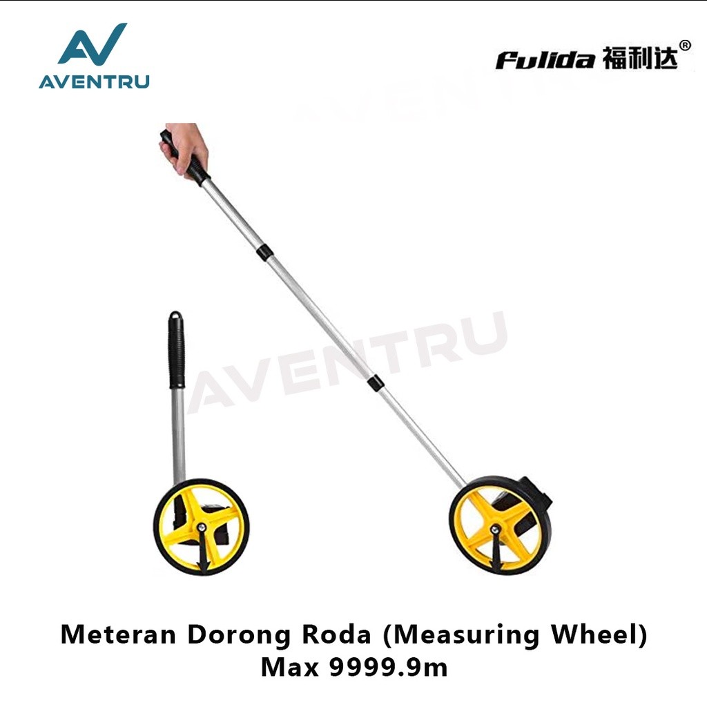Jual Roda Pengukur Meteran Jalan Berjalan Dorong Roda Walking Measuring ...